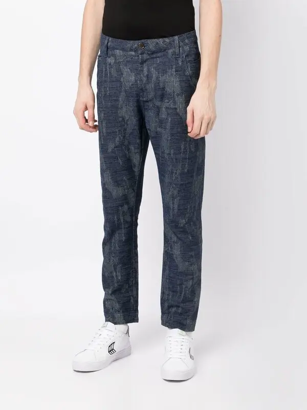 PORTS V Distressed Tapered Trousers