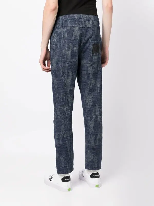 PORTS V Distressed Tapered Trousers