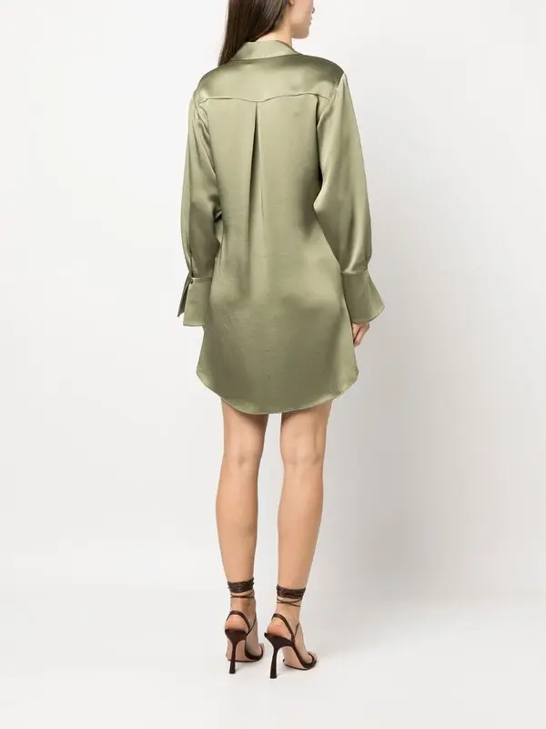 Simkhai Gathered-detail Shirt Dress