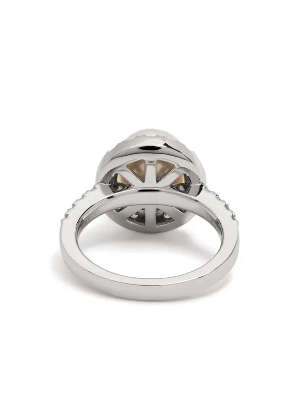 TASAKI 18kt White Gold Akoya Pearl And Diamond Ring
