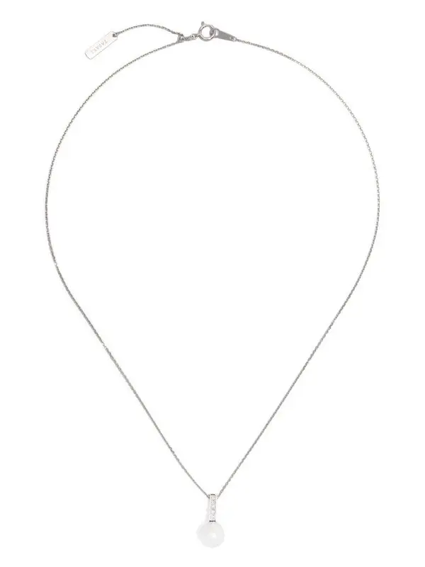 TASAKI 18kt White Gold Akoya Pearl And Diamond Necklace