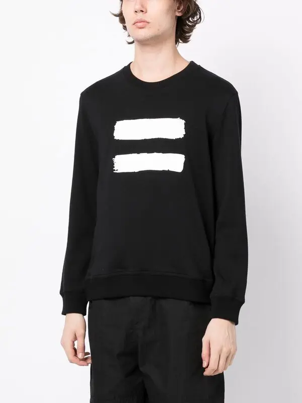 PORTS V Slogan-print Long-sleeve Sweatshirt