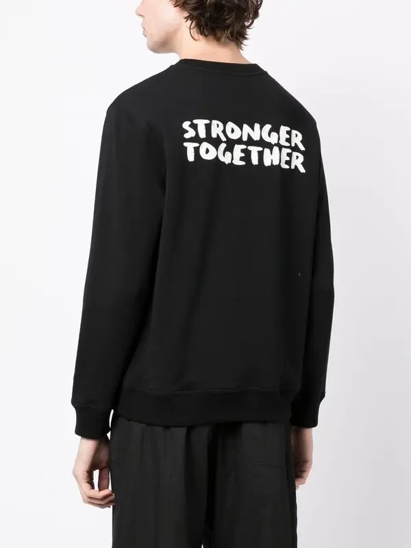 PORTS V Slogan-print Long-sleeve Sweatshirt