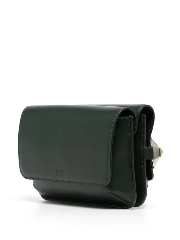Ports 1961 Geometric Panel Leather Shoulder Bag