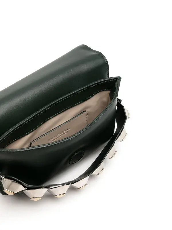 Ports 1961 Geometric Panel Leather Shoulder Bag