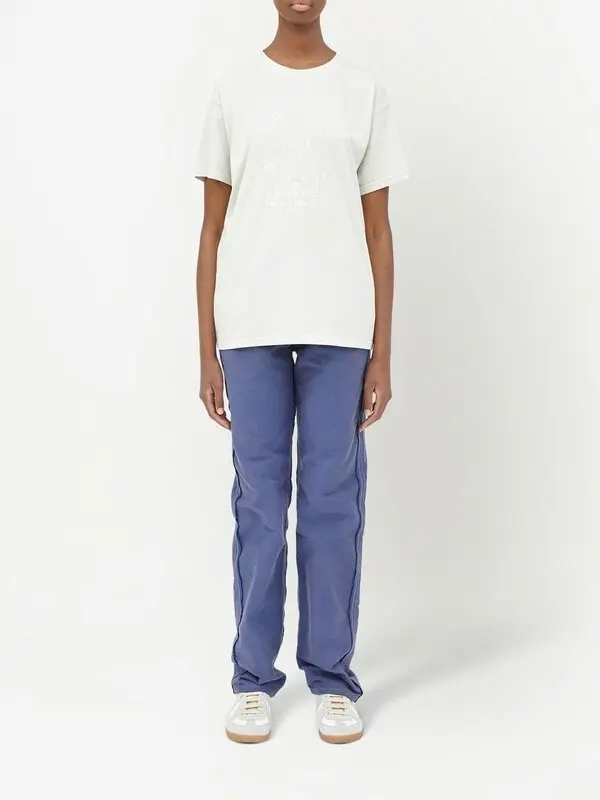 MAISON MARGIELA Numeric Logo-print T-shirt - White