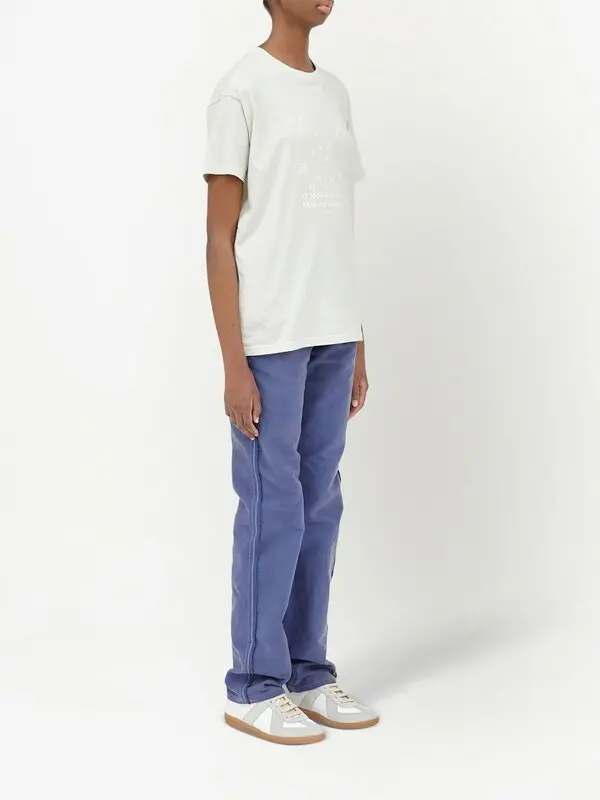 MAISON MARGIELA Numeric Logo-print T-shirt - White