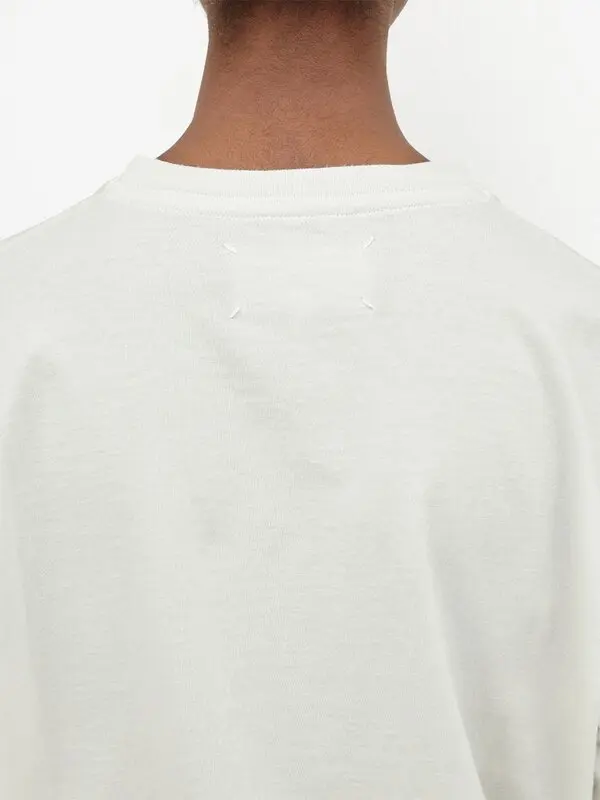 MAISON MARGIELA Numeric Logo-print T-shirt - White