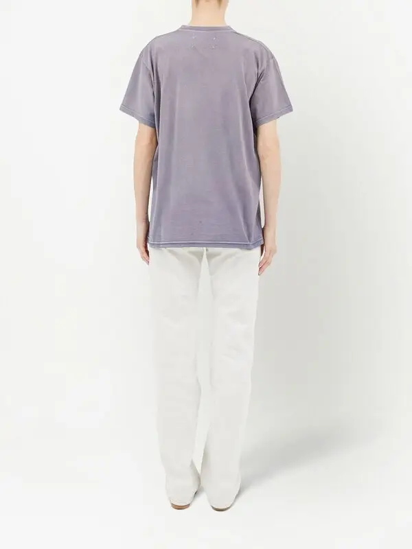 MAISON MARGIELA Logo-print T-shirt - Purple