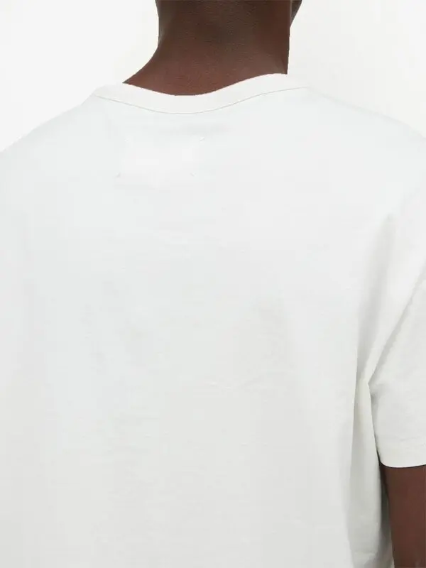 MAISON MARGIELA Numeric Logo-embroidered T-shirt - White
