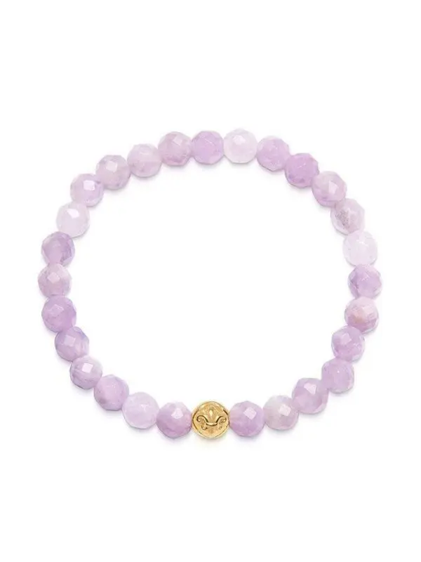 NIALAYA JEWELRY Amethyst Stone Bracelet - Purple