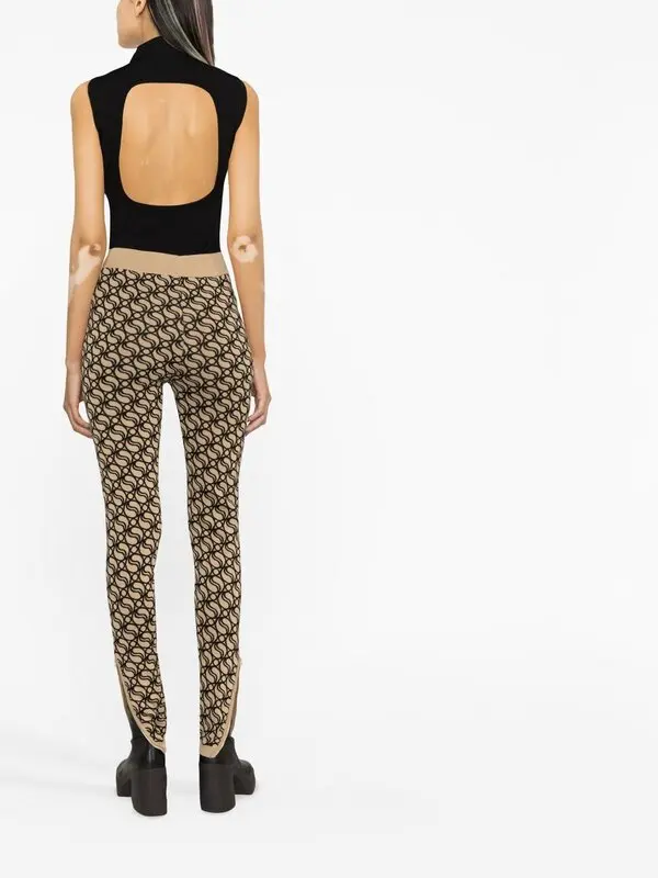 Stella McCartney Wave-pattern Knitted Trousers