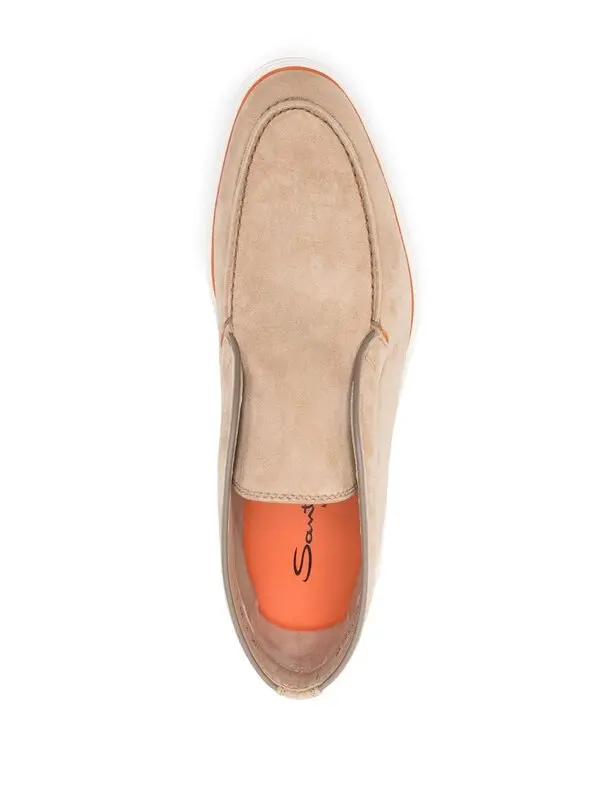 Santoni 25mm Slip-on Suede Boots