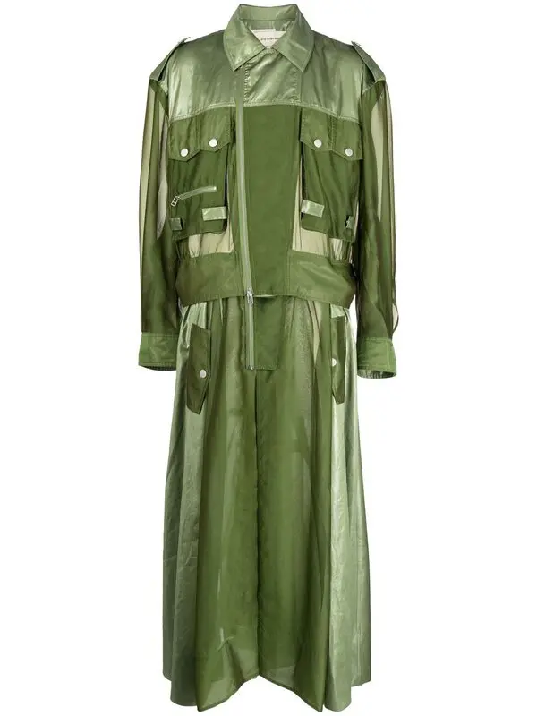 FENG CHEN WANG Sheer-paneling Jacket