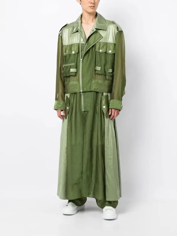 FENG CHEN WANG Sheer-paneling Jacket