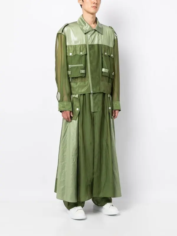 FENG CHEN WANG Sheer-paneling Jacket