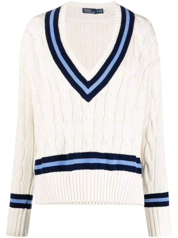 Polo Ralph Lauren Cable-knit Jumper - Neutrals