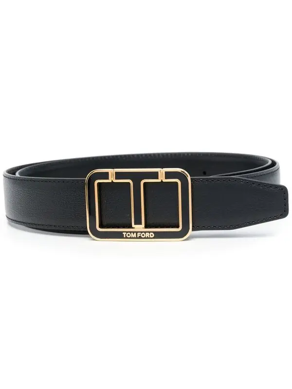 TOM FORD Buckle-fastening Leather Belt