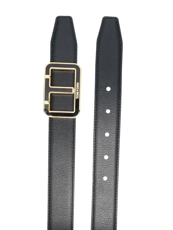 TOM FORD Buckle-fastening Leather Belt