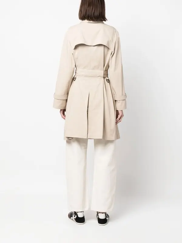 Emporio Armani Belted Trench Coat - Neutrals