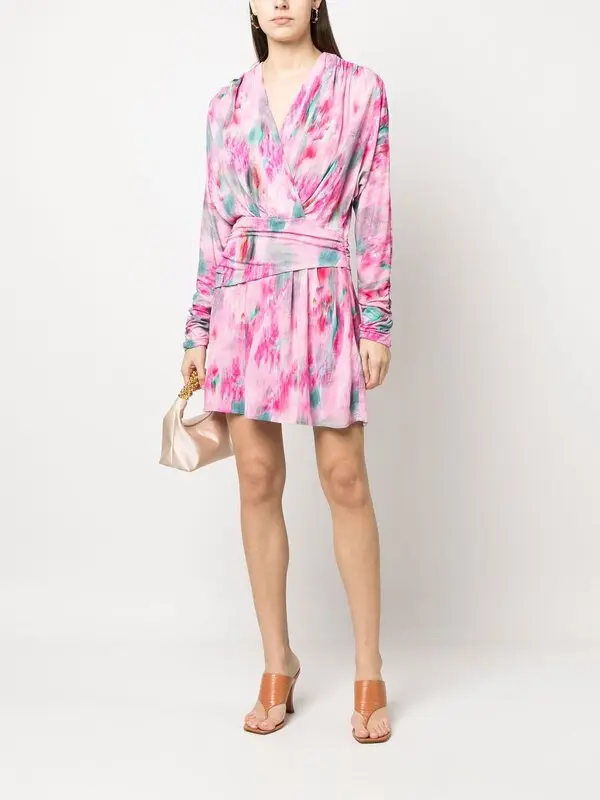 IRO PARIS Abstract-print Mini Dress
