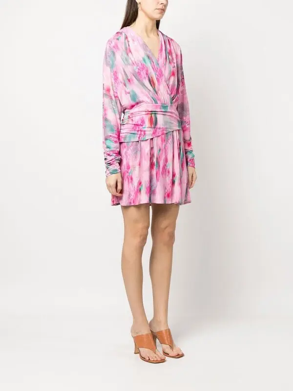 IRO PARIS Abstract-print Mini Dress