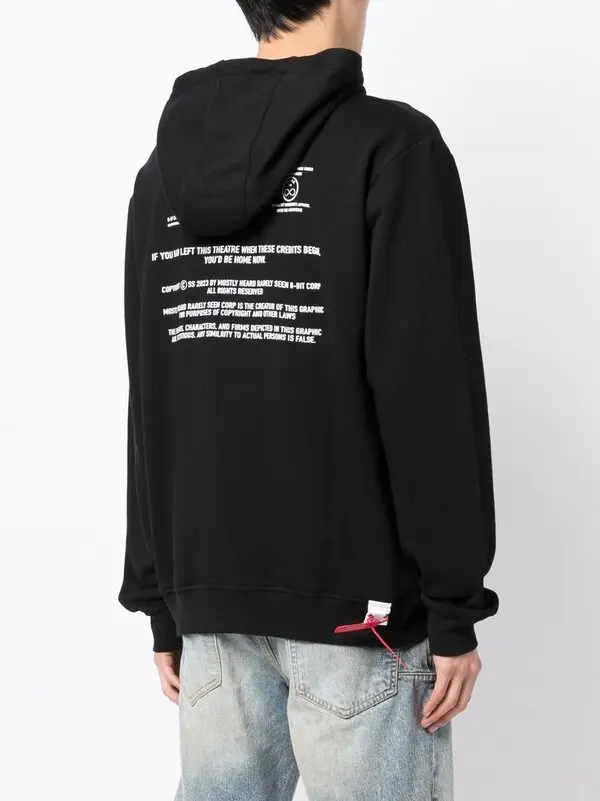 MOSTLY HEARD RARELY SEEN Mobster Graphic-print Pullover Hoodie