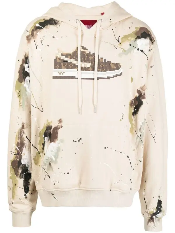 MOSTLY HEARD RARELY SEEN Sneaker-print Hoodie - Neutrals