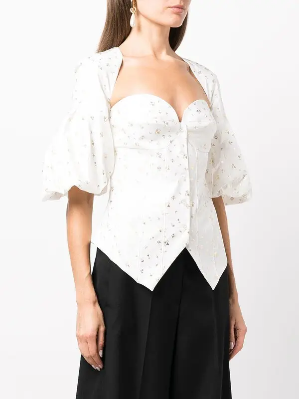 Rosie Assoulin Floral-print Blouse