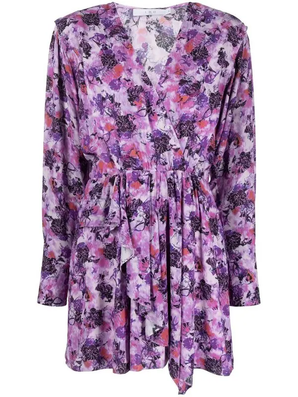 IRO PARIS Madea Floral-print Minidress