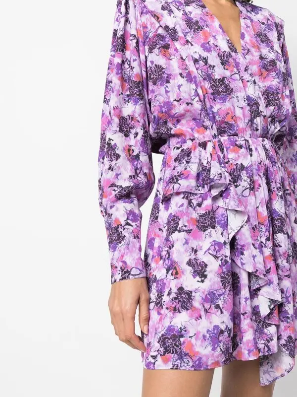 IRO PARIS Madea Floral-print Minidress