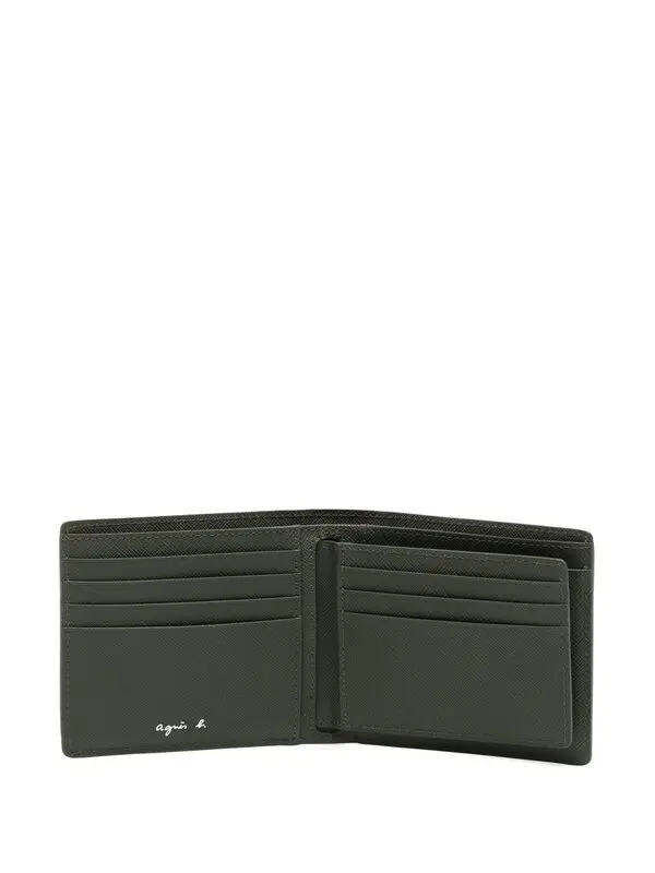 AGNÈS B. Bi-fold Logo-plaque Wallet