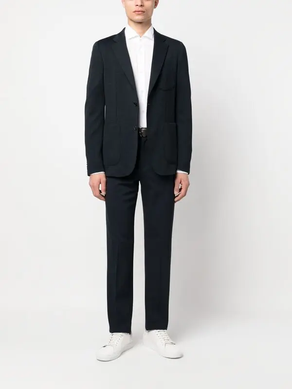 Fedeli Long-sleeve Stretch-cotton Shirt