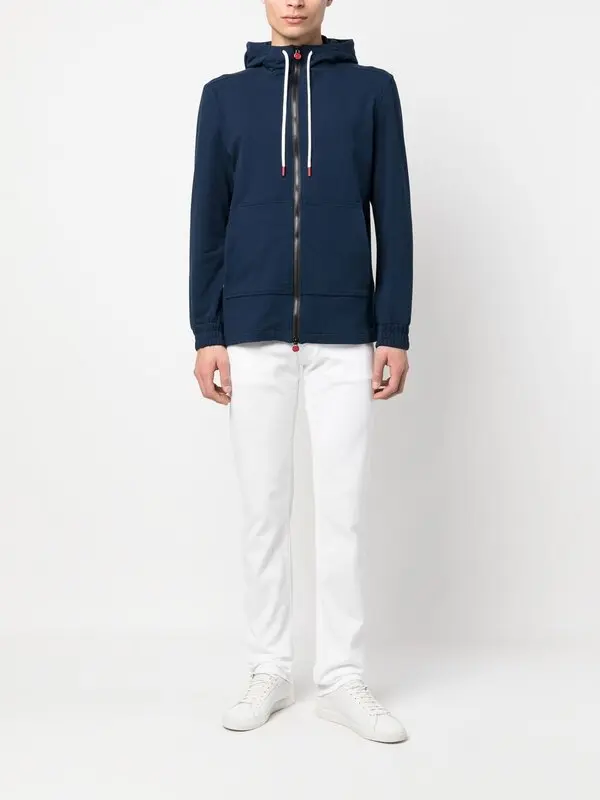 Kiton Zip-front Hoodie