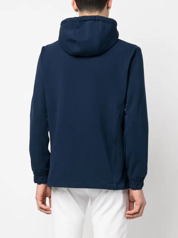 Kiton Zip-front Hoodie