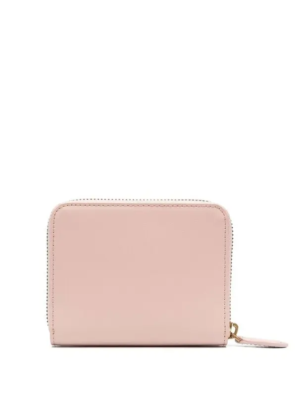 Pinko Love Birds Leather Wallet - Pink