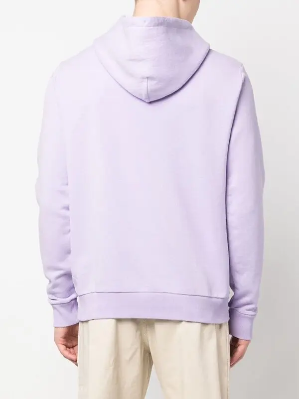 COUNTY OF MILAN Marcelo Burlon Cross Organic Cotton Hoodie - Purple