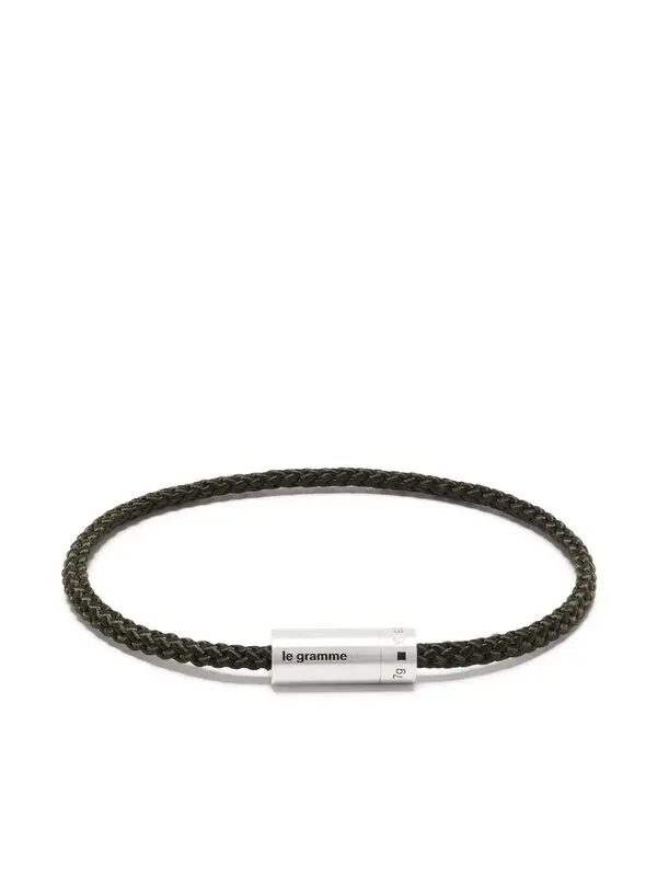 Le Gramme 7g Nato Cable Bracelet - Green