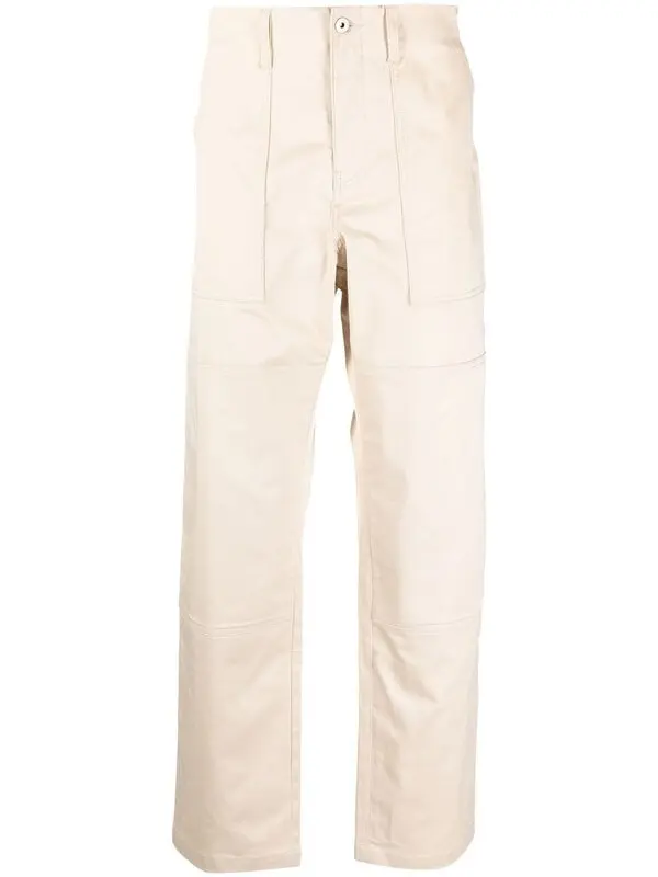 COUNTY OF MILAN Straight Leg Cotton Trousers