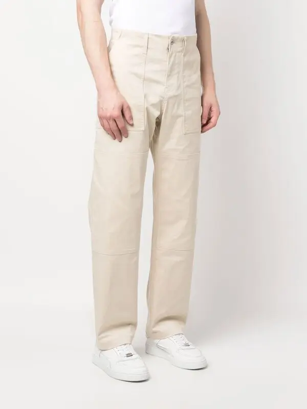 COUNTY OF MILAN Straight Leg Cotton Trousers