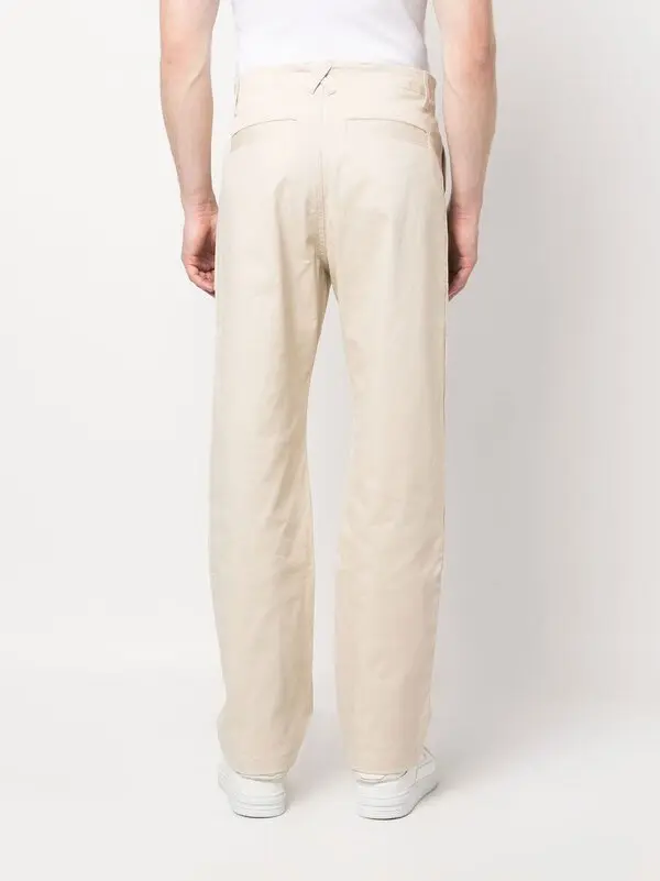 COUNTY OF MILAN Straight Leg Cotton Trousers