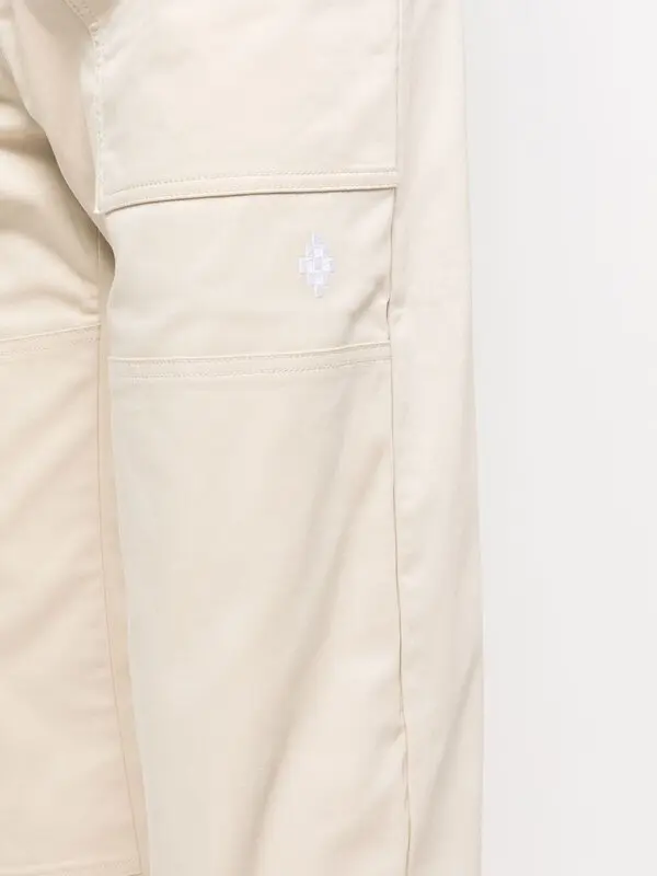 COUNTY OF MILAN Straight Leg Cotton Trousers