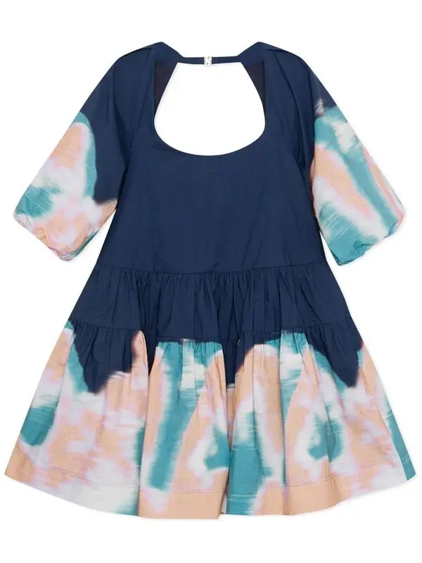 Simkhai Baylee Baby-doll Dress - Blue