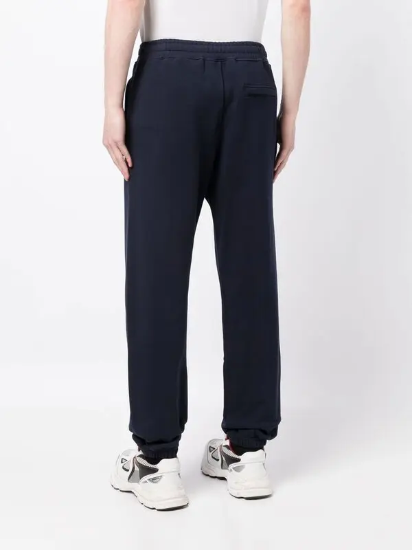 Moschino Print Detail Trousers - Blue