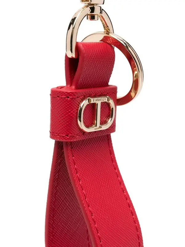 TWINSET Logo-plaque Keyring - Red