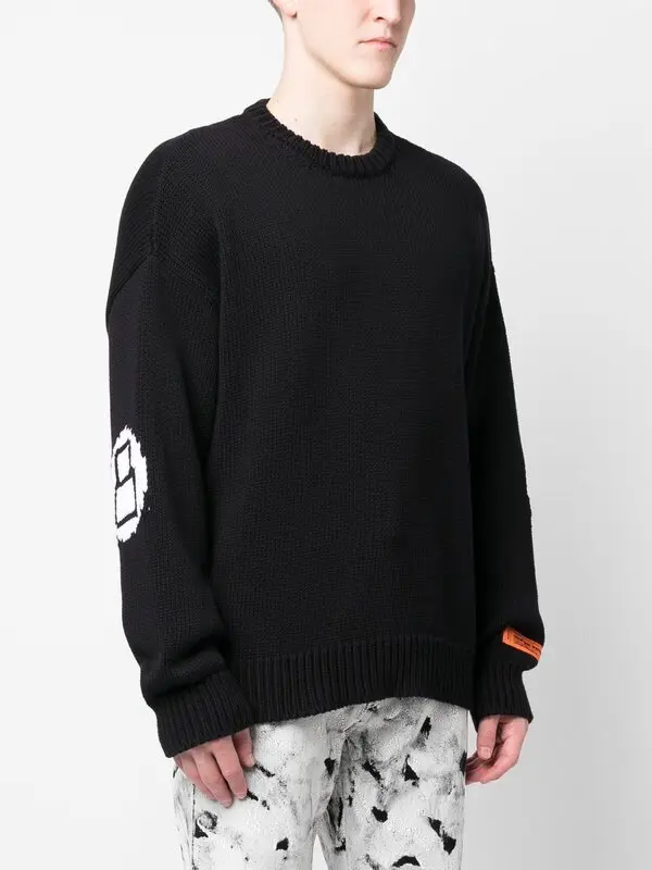 Heron Preston Intarsia Knit Jumper