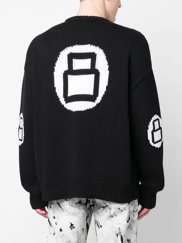 Heron Preston Intarsia Knit Jumper
