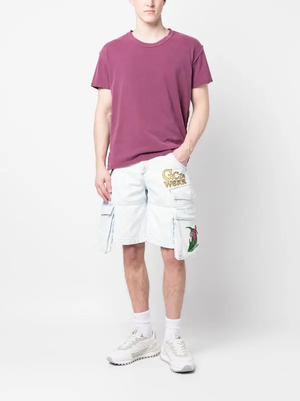 Gcds Cargo Denim Shorts