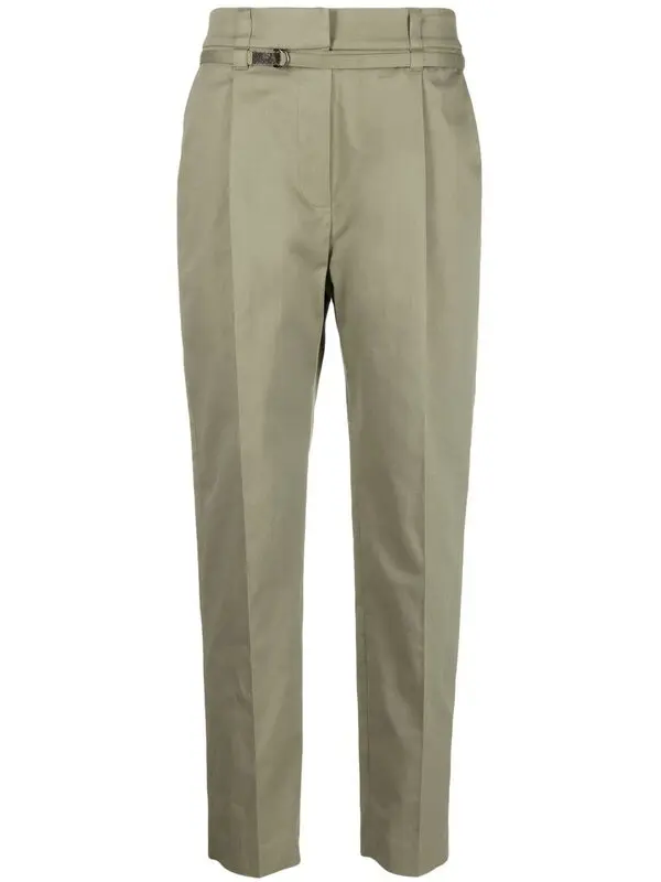 Brunello Cucinelli High Waisted Trousers - Green