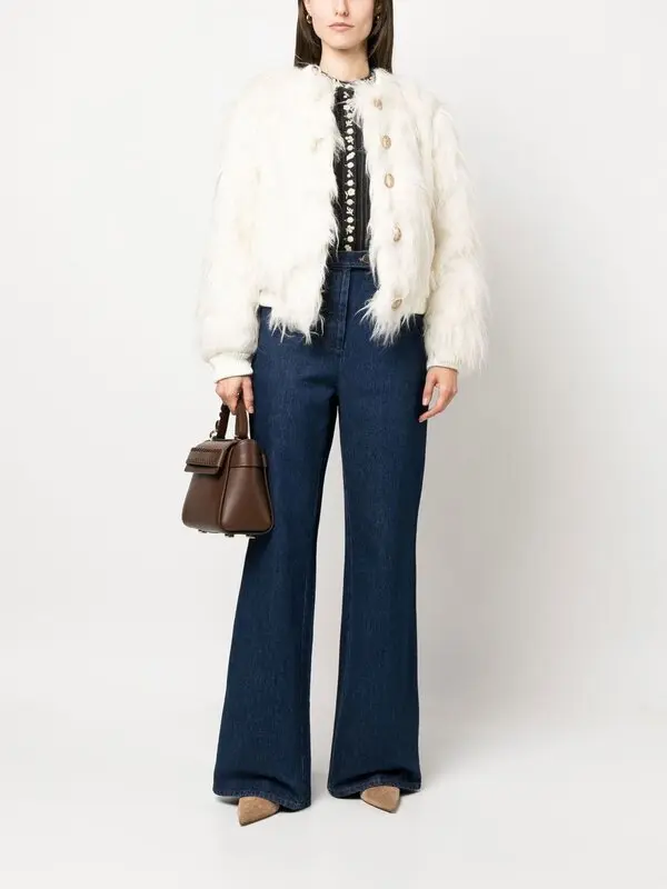Giuliva Heritage High-waisted Flared Trousers